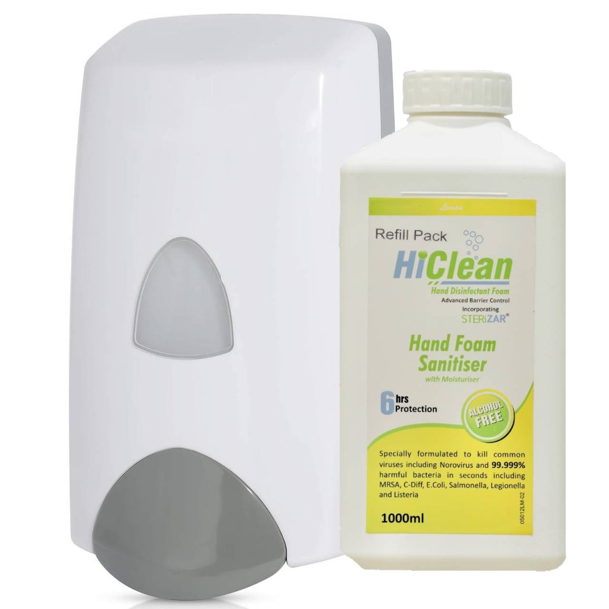 Bundle - HiClean Foam Dispenser 1000ml + Refill (Lemon) 1000ml – Medinostic Healthcare
