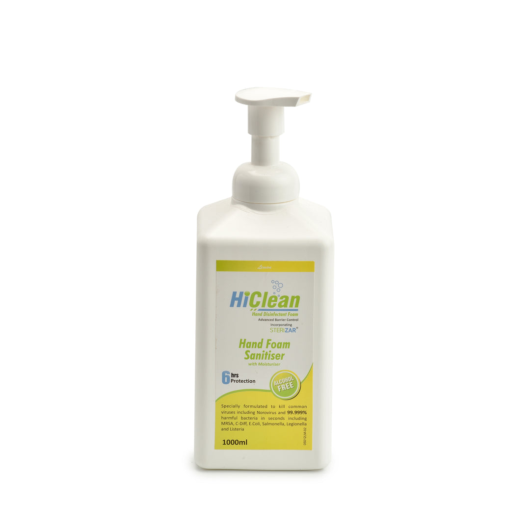HiClean Hand Foam Sanitiser (Lemon) - 1000ml – Medinostic Healthcare