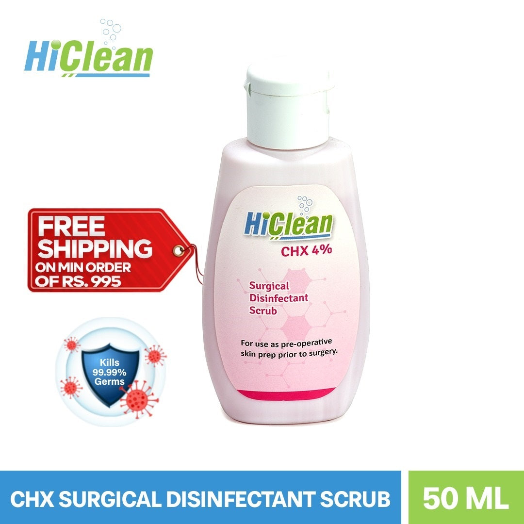 HiClean CHX Surgical Disinfectant Scrub - 50ml – Medinostic Healthcare