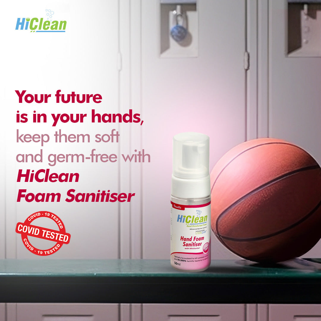 HiClean Hand Foam Sanitiser (Vanilla) - 50ml – Medinostic Healthcare
