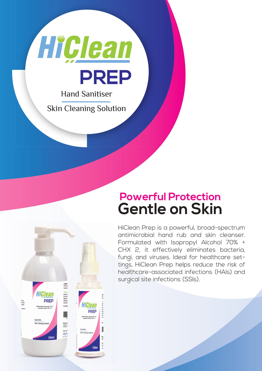 HiClean Prep Skin Cleaning Solution 500ml – Medinostic Healthcare