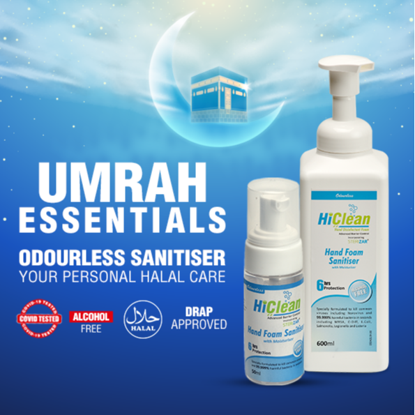 HiClean Hand Foam Sanitiser (Odorless) - 50ml – Medinostic Healthcare