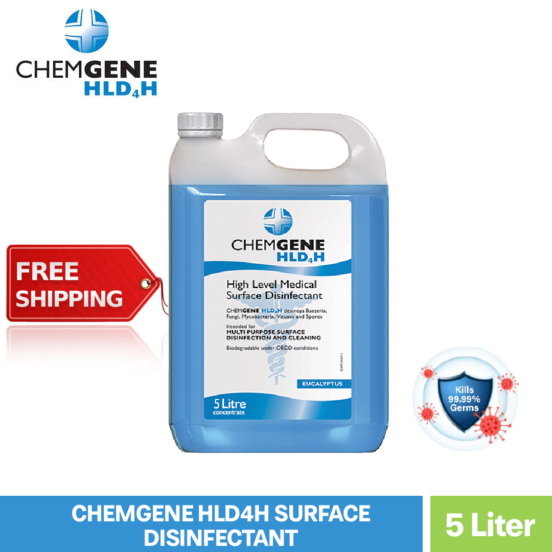 CHEMGENE HLD4H Surface Disinfectant - 5 Liter (Eucalyptus) – Medinostic ...