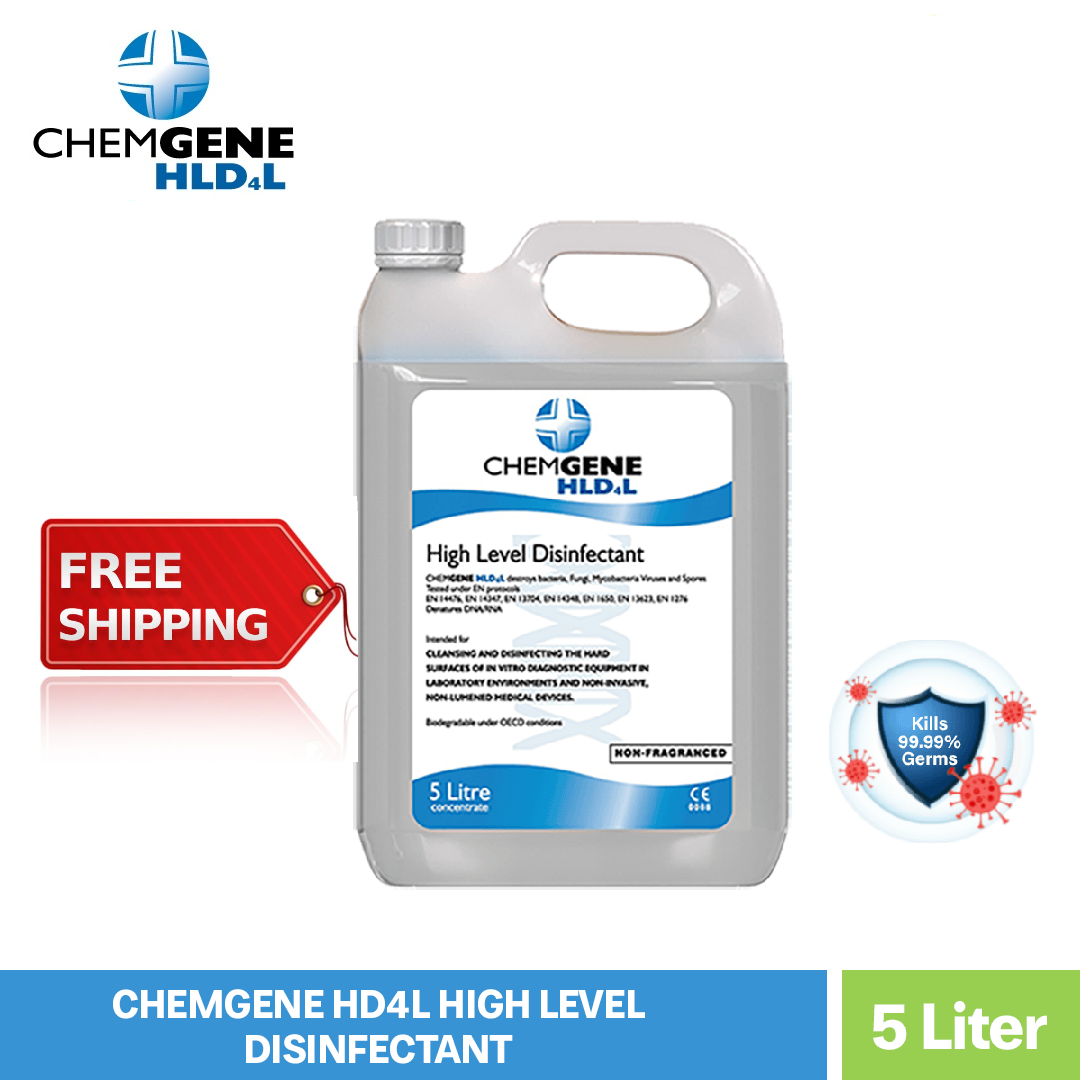 CHEMGENE HLD4L - Laboratory Disinfectant - 5 Liter (Odourless ...