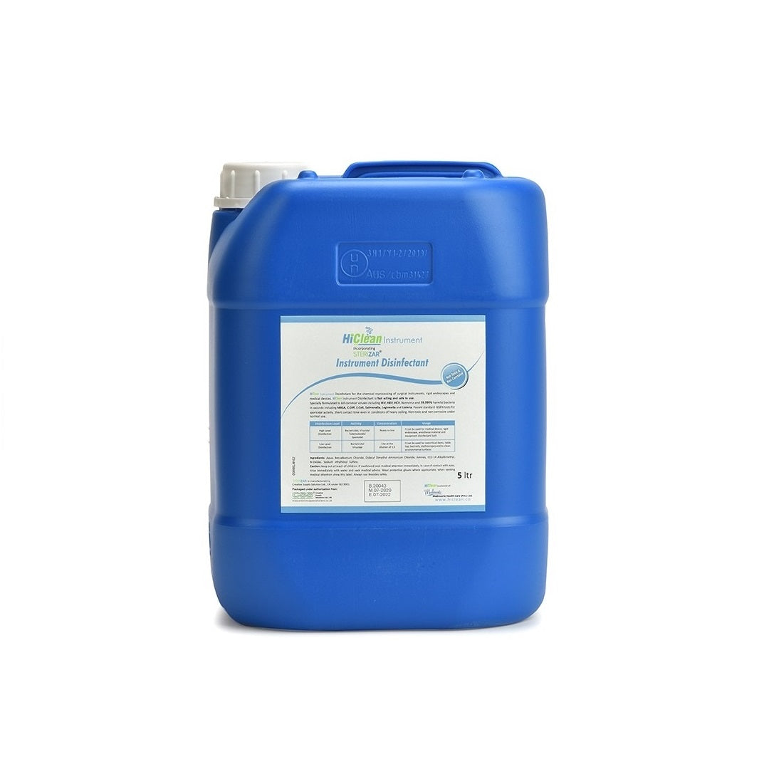 HiClean Instrument Disinfectant (Concentrated) - 5 Liter – Medinostic ...